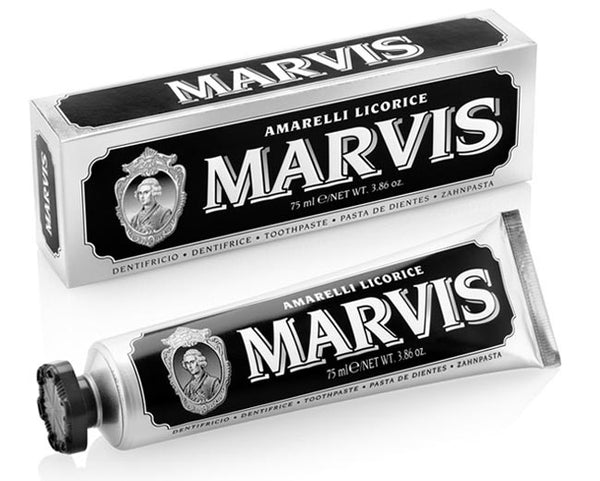 Marvis Amarelli Licorice Toothpaste - 75ml $13.50 | Man Perfected